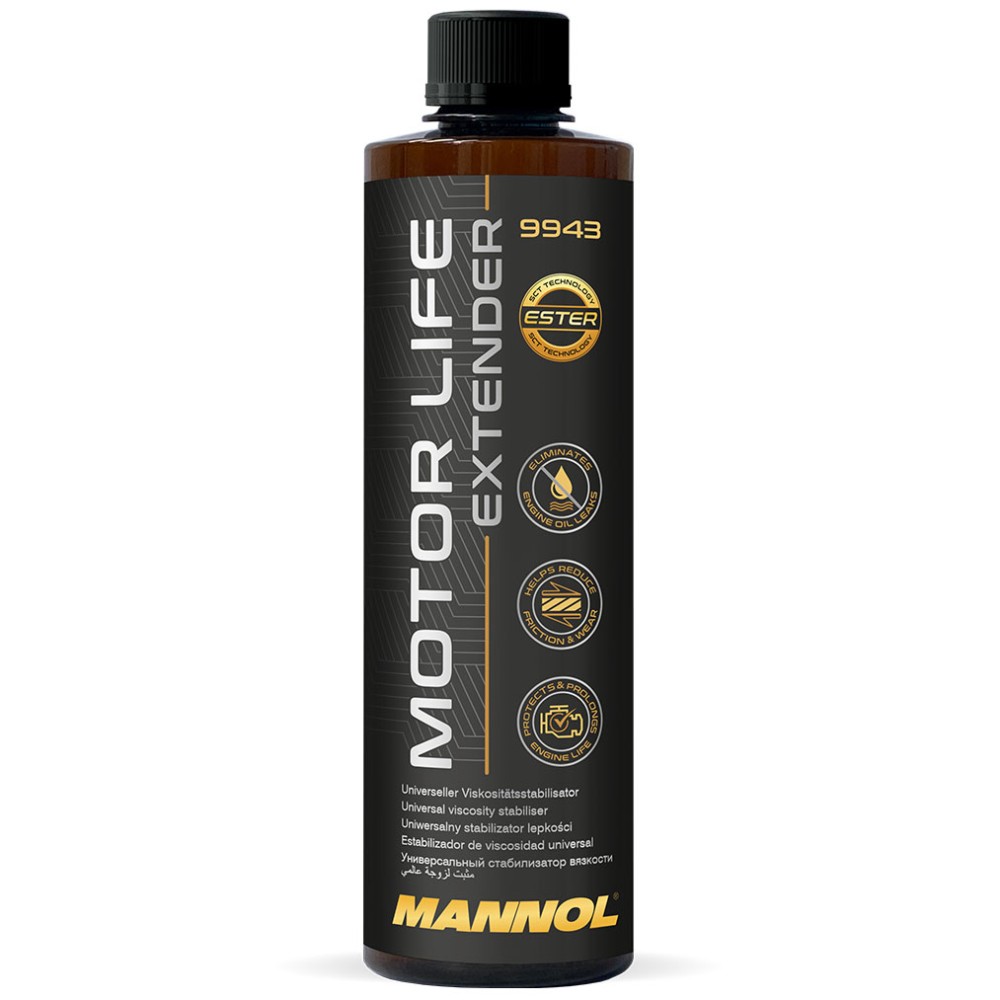 Motorélettartam hosszabbító motorolaj adalék 500 ml Mannol 9943