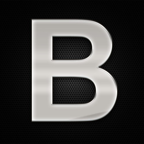Öntapadó krómhatású műgyantás B betű 27 x 27 mm vásárlása